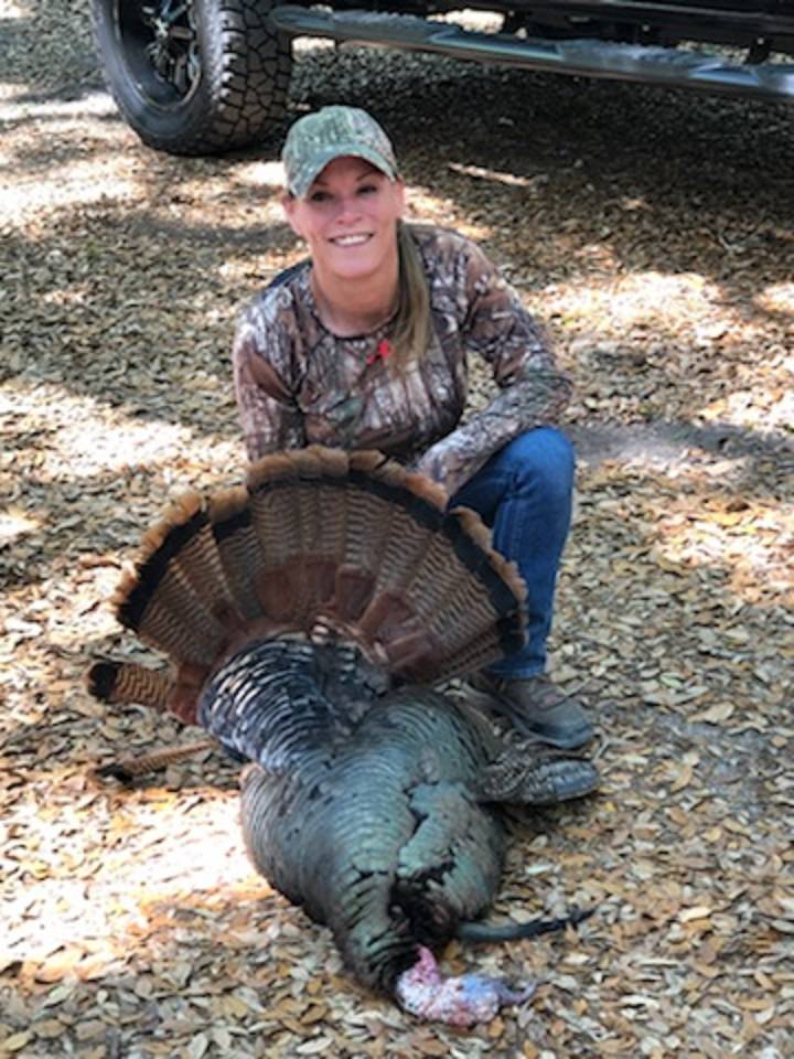 Reeder Custom Guns - My daughter and her first turkey