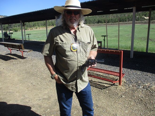 Reeder Custom Guns - At The Shootists Holiday I spot a Reeder pistol!