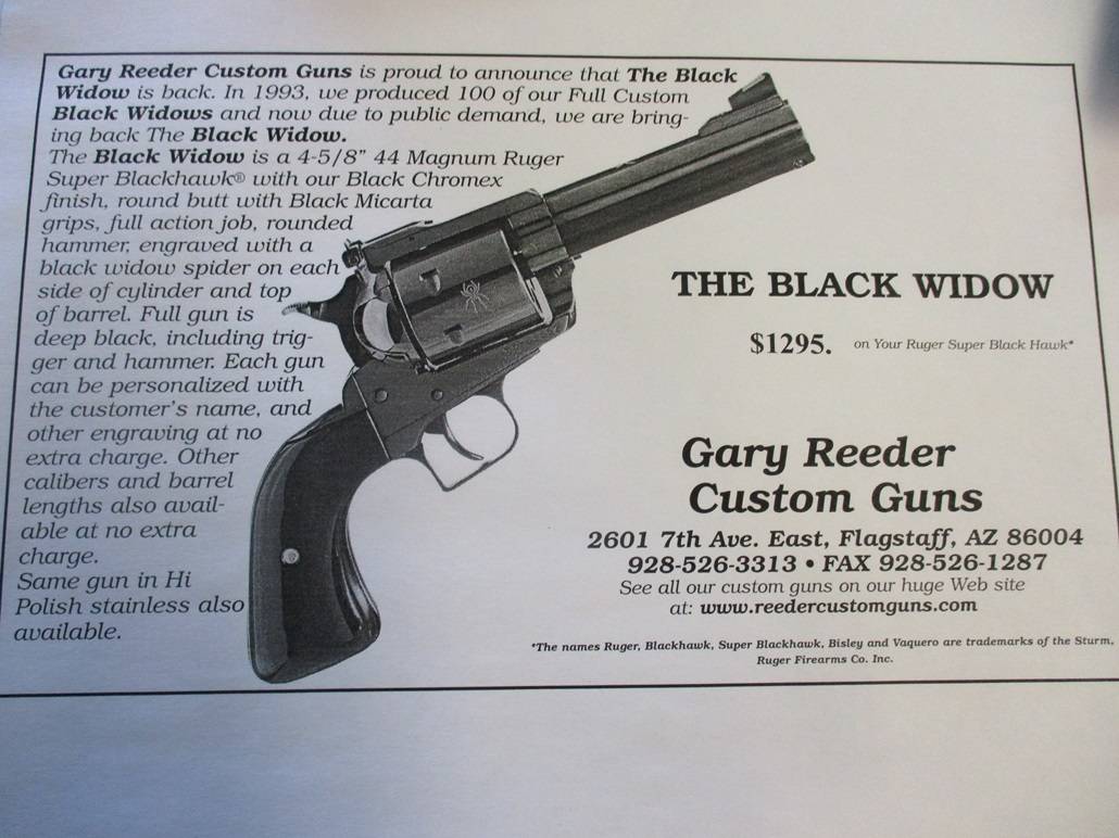 Reeder Custom Guns - Here is your question of the day. This would help ...